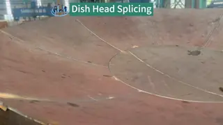 Customized large dished heads with no upper limit on size