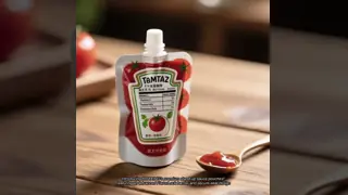 Premium Stand-Up Sauce Pouch with Advanced FlavorLock Barrier and Secure-Seal Design