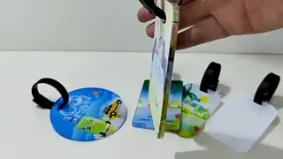 Anti Loss Personalized Acrylic Luggage Tag Blanks For Sublimation Photos Printing