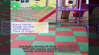 China 10-50mm Thickness Grain Rubber Felt Floor Mat with Non-Slip Surface and Corrosion Resistant Industrial Rubber Sheet for sale