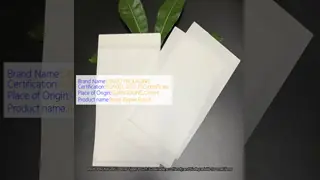 Sustainable Eco-Friendly Degradable Bone Zipper Pouch For Small Items