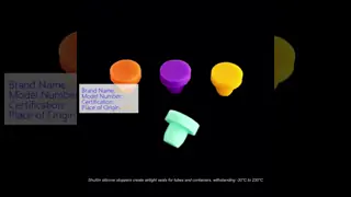 Temperature resistance minus 30 degrees Celsius to 230 degrees Celsius silicone rubber stopper silicone plug perfect for sealing tubes and containers