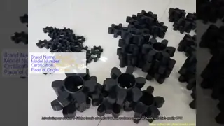 8 - 55Mpa Tensile Strength Polyurethane Coupling , HRC PU Coupling,Black Color