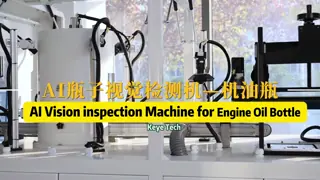 China Full Automated AI Vision Inspection Machine with 0.1mm Precision and 300pcs/min Speed for Bottle Inspection Vision System Using AI Deep Learning Algorithms for sale