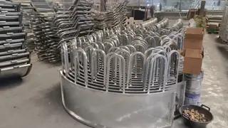 China Sheep / Horse Round Metal Hay Feeder Hot Dip Galvanized Metal Goat Feeder for sale