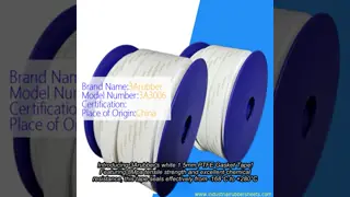 White 1.5mm Ptfe Gasket Tape 8mpa Tensile Strength Chemical Resistance