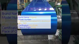 Aluminum Alloy 1060 Aluminum Sheet for Air Conditioner Louver (0.5 mm | Custom Width | Optional Coated Surface)