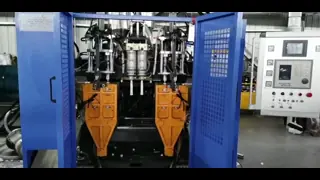 China HDPE Plastic Bottle Lubricant Detergent Bleaches Double Station Extrusion Blow Moulding Machine for sale