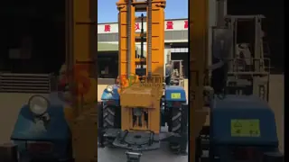 China Compact Tractor Water Well Drilling Rig With Strong Power for sale