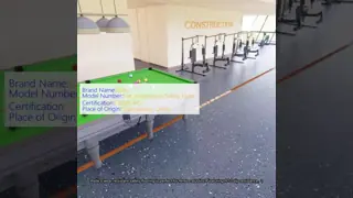 Fitness Studio Wear-Resistant Emery Safety Flooring