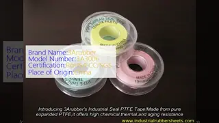 China Industrial Seal Pure PTFE Tape / PTFE Tape 6-50m Length 0.075-0.2mm Thinkness for sale