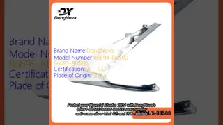 86694-BU500 86695-BU500 Rear Bumper Anti-erase Strip Silver Trim for Hyundai Elantra 2024