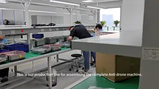 Drone jammer box assembly line, customizing bands and power according to requirements