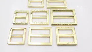 Gold Plated Metal Tri-Glide Buckle