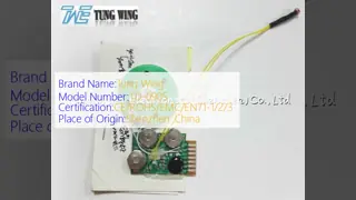 Light Sensor Sound Module For Cards