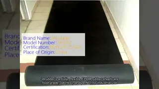 China Flexible Antislip Food Grade EPDM Rubber Sheet for Industrial Applications for sale
