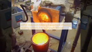 25KW Induction Smelter Aluminum Bronze