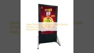 China TX Outdoor Kiosk Display with 32/43/55/65 Inch Touch Screen, Windows/Android OS, RJ45/WiFi/4G Connectivity for sale