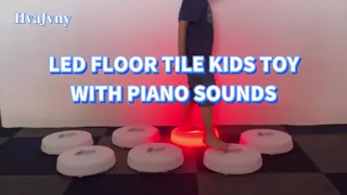 China Warehouse Remote Control 18A Battery 12V 1.8AH Outdoor 3D LED Lighted Dance Floor Tiles Interactive RGB Colorful Lights for sale