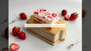 120*40*20mm Rectangle Cake Slice Display Board