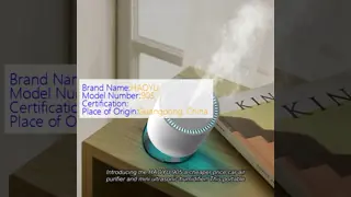 Cheaper Price Car Air Purifier  Mini Ultrasonic Angle Adjustment Oblique Air Humidifier