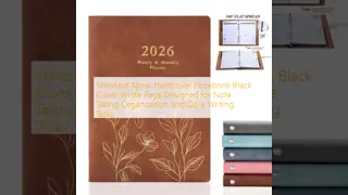 China Standard Spiral Hardcover Notebook Black Cover White Page Designed for Note Taking Organization and Daily Writing Tasks for sale