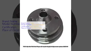 ASME B16.5 Alloy Weld Neck Flanges: Superior Integrity for High-Pressure