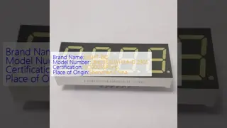4 Digit LED Display Orange 14.2mm Temperature Control
