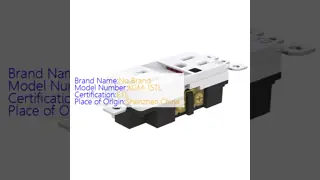 China Warm White Night Light Socket Plug with USB Charging - 15A 125V AC 60Hz, 2700K 0.2W LED for sale