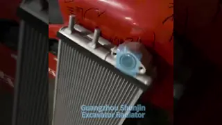 View TMY Excavator Cooling for Komatsu PC160LC-7 Oil Cooler Radiator 21K-03-71121 Demo