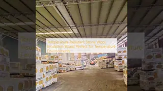 Stone Wool Insulation Board Temperature Resistant