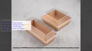 115*75*55mm Kraft Paper Case No Film Coated