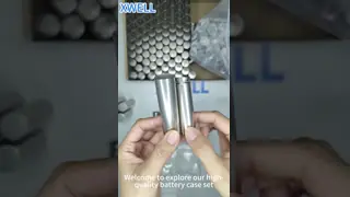 China Pre-Slotted 21700 Battery Case Kit (Pre-Nickel-Plated Steel) with Insulation Gaskets & Explosion-Proof Cap for sale