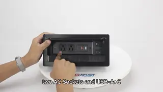 Hidden Desk Socket Power Data Hub