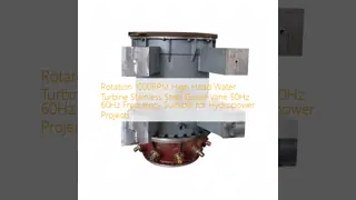 High Head Turbine 180M Power Generation