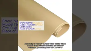 Chemical / Weather Resistance 10mm Natural Rubber Sheet -35°C - +85°C