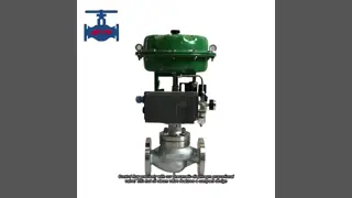 Pneumatic control valve, hot oil steam diaphragm proportional valve