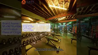 China Multi-Color Premium Rubber Tiles, Aesthetic Design with Anti-Slip and Shock Absorption for Gym Area for sale