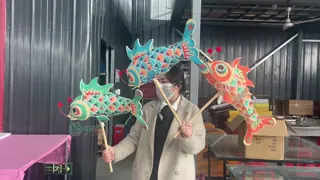 China Chinese Style LED Fish Lantern, Handheld Lantern for Celebrations, New Year, and Lantern Festival for sale