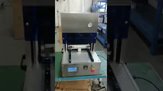 China Compact Desktop Blister Sealing Machine with Customizable Molds, 230 × 130 mm Sealing Area, and 6-10 Cycles per Minute Output for sale