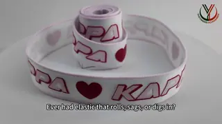 China Screen Printed Silicone Logo Custom Polyester Ribbon For Apparel for sale