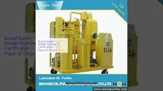 Easy Handling Hydraulic Oil Filtration Machine Water Gas Impurities Removal