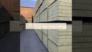 China Thermal Insulation Rigid Rockwool Board 1200x600mm 30mm-150mm Thickness for sale