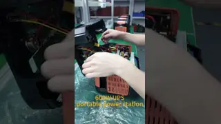 China 300W Solar Powered Power Station UPS With Bidirectional Inverter And Built In 100W MPPT for sale