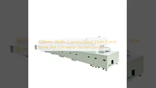 China 500mm Width Conveyorized Oven Force Bone Net Conveyor Tunnel Oven for sale