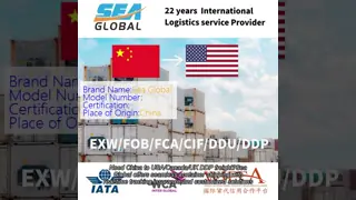 China to USA/Canada/UK Maritime Freight | DDP Container Shipping Forwarder