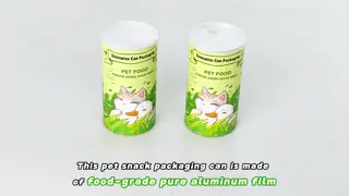 Round Cylinder Cardboard Tubes Pet Food Paper Cans Packaging