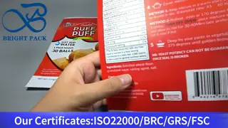 food packaging bag for meat balls