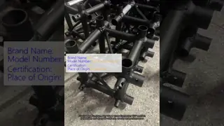 China Six Way Connector Aluminum Alloy 6061-T6 Stage Truss Accessory 30x30x30cm Light Weight for Events for sale