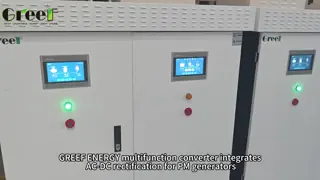 China LCD Touch Screen On Grid Controller with Grid Monitoring and 5 Years Warranty for Energy Management Solutions for sale